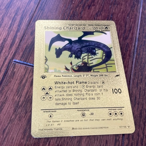 Other | A Shining Charizard Pokmon Card That Is Very Rare And It Worth ...